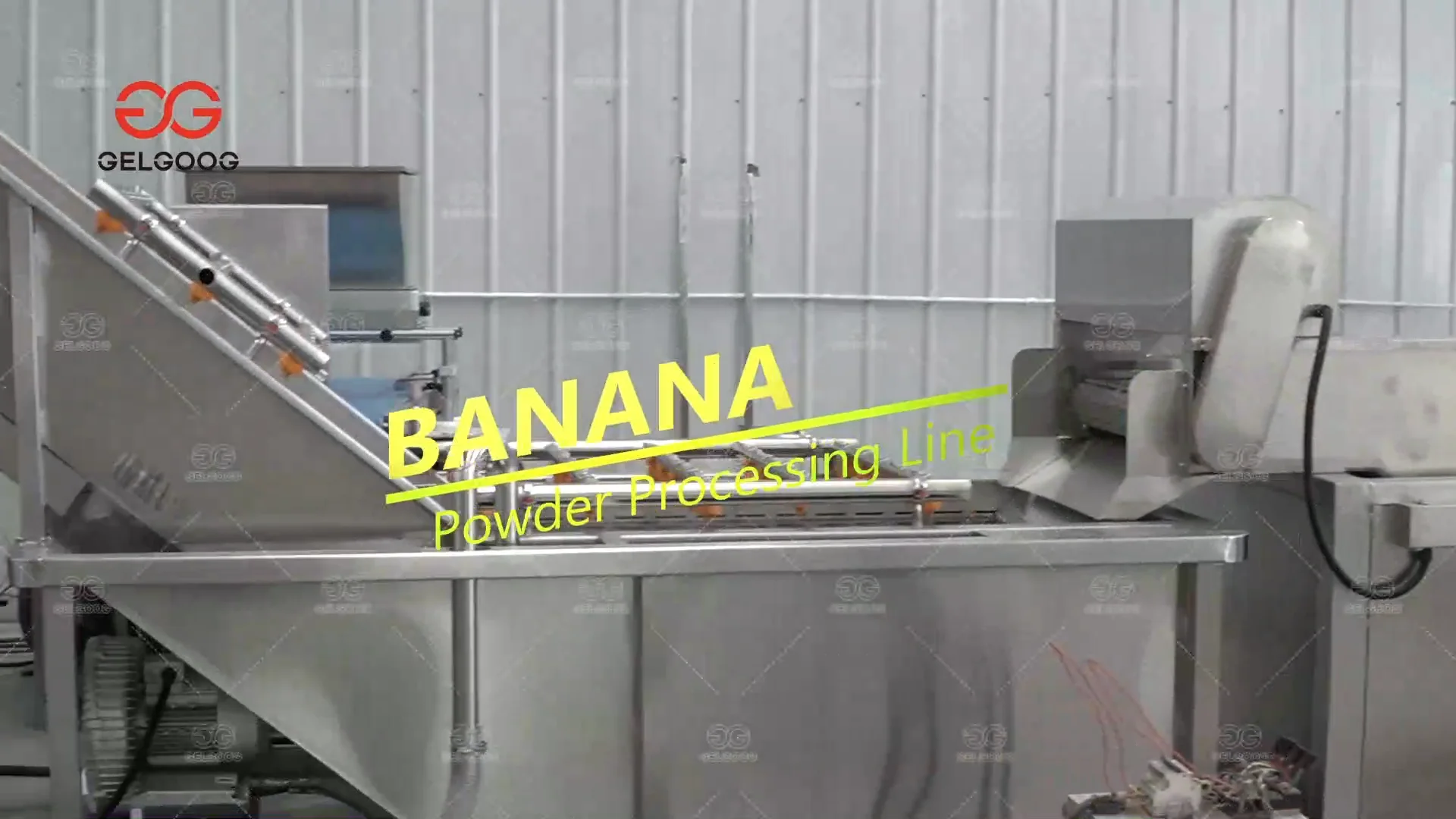 1 Ton Automatic Plantain Powder Line Green Plantain Powder Processing ...