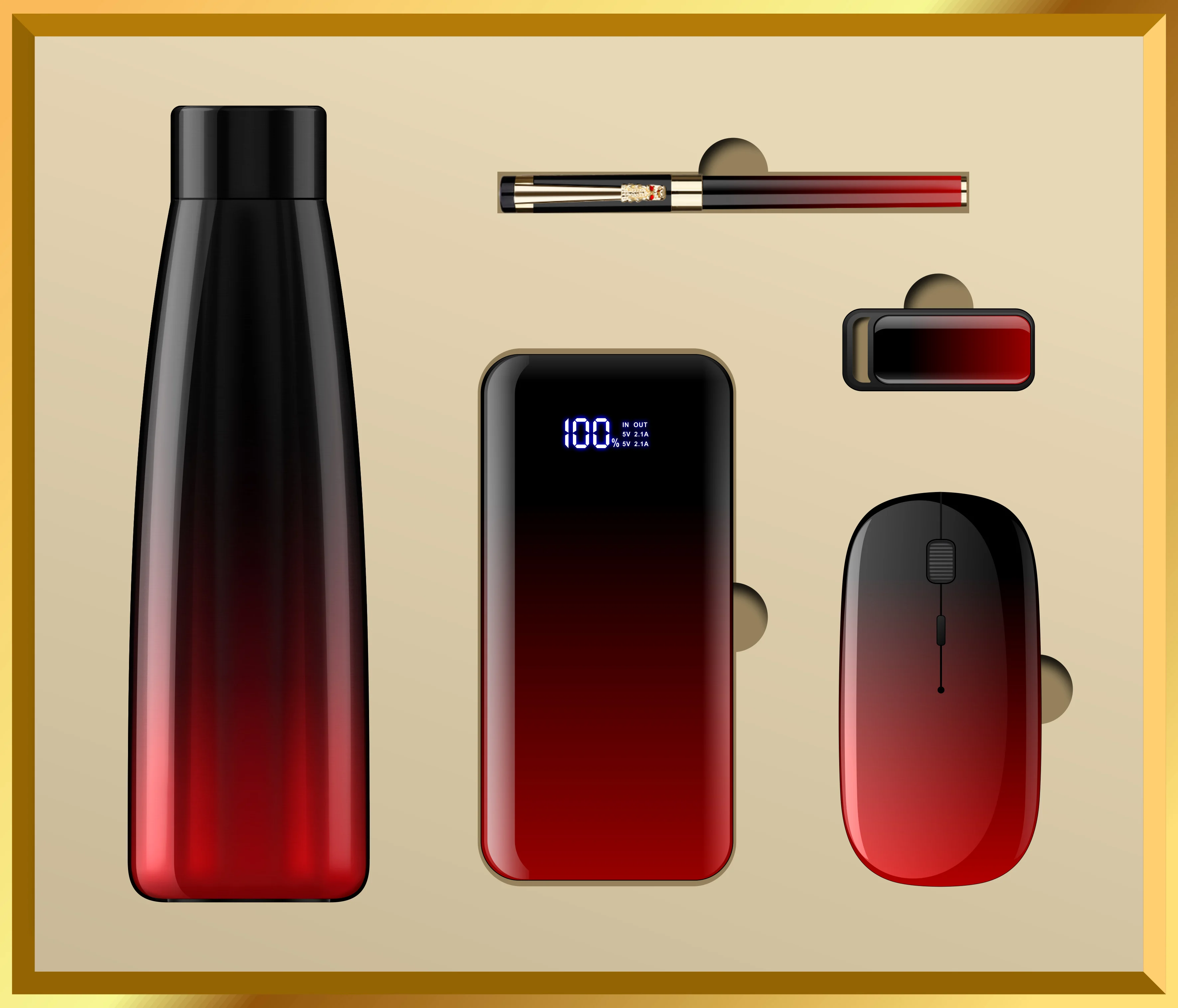 6 in 1 Luxury Gradient Ramp Gifts - Promotional Business Set