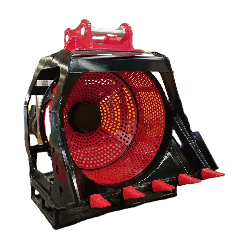 MONDE Customizable Rotary Screen Sieve Bucket Screening Hydraulic ...