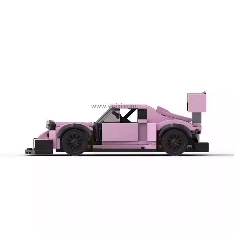 Build Your Dream Racing Cars with MOC Technic Pink Model