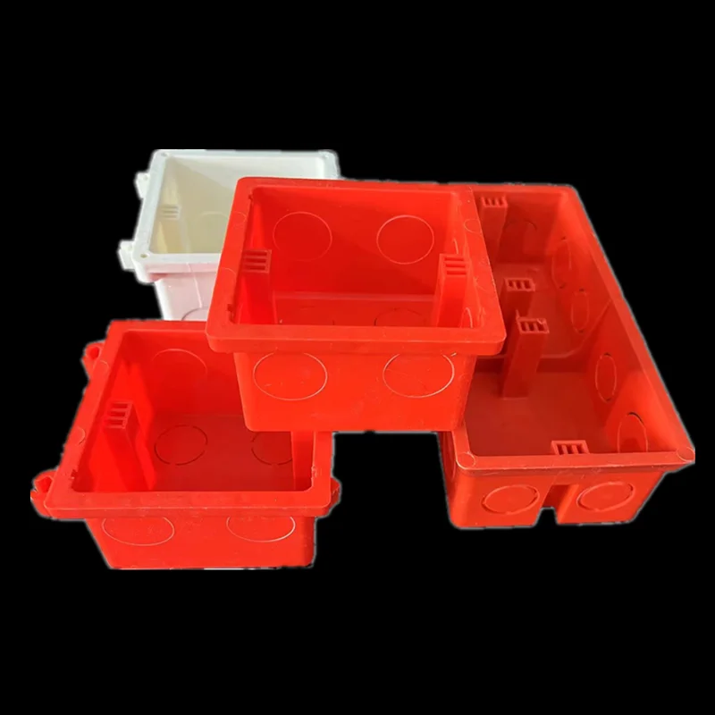 PVC Electric Switch Socket Box Self-tapping Plastic Junction Box ...
