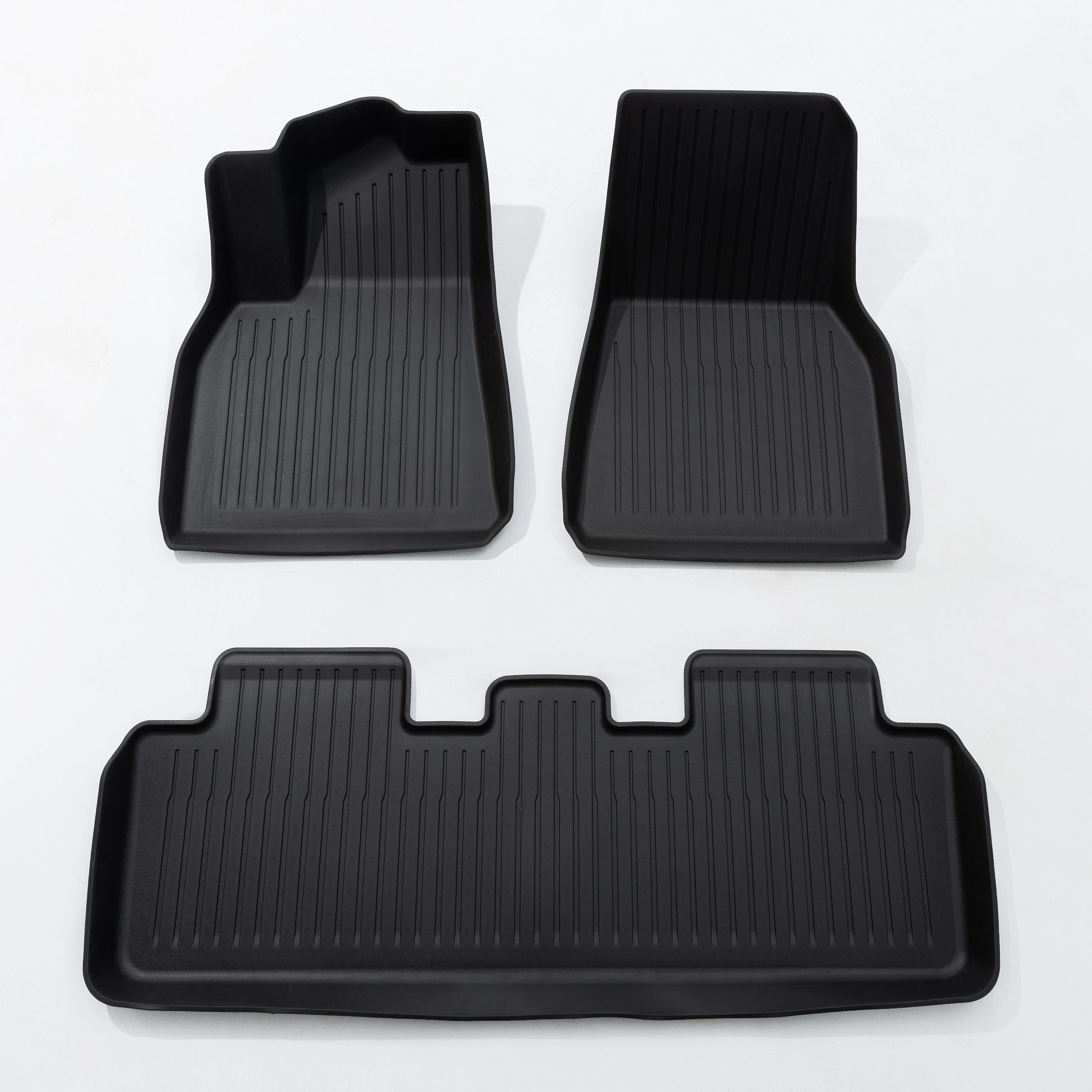 All weather 3D TPE car trunk floor mats cargo liner carpets For Toyota ...