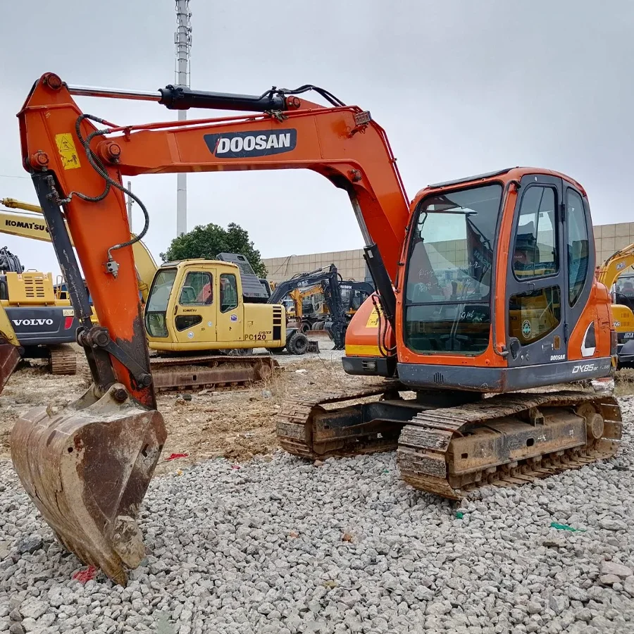 Doosan Dx85 Crawler 8 Tons Digger Used Caterpillar 320 Excavator Second ...
