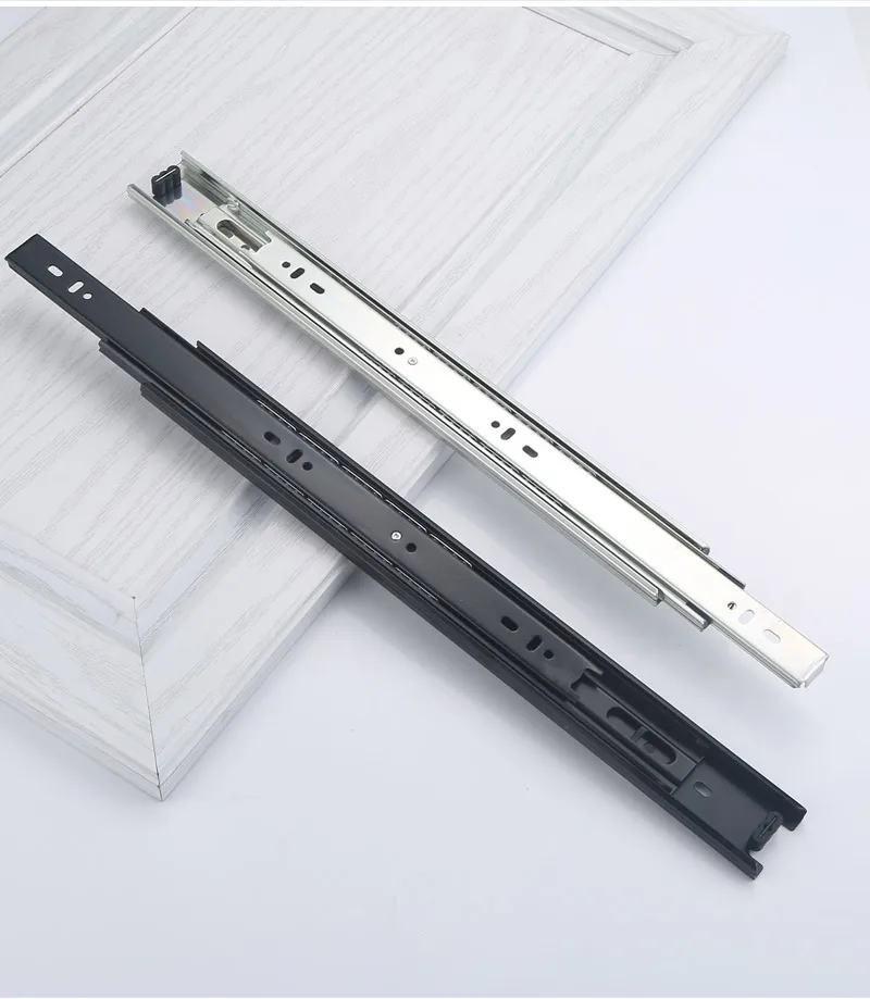 Jvsin Ms Drawer Slides Kitchen Cabinet Rail Soft Close Table Sliding ...