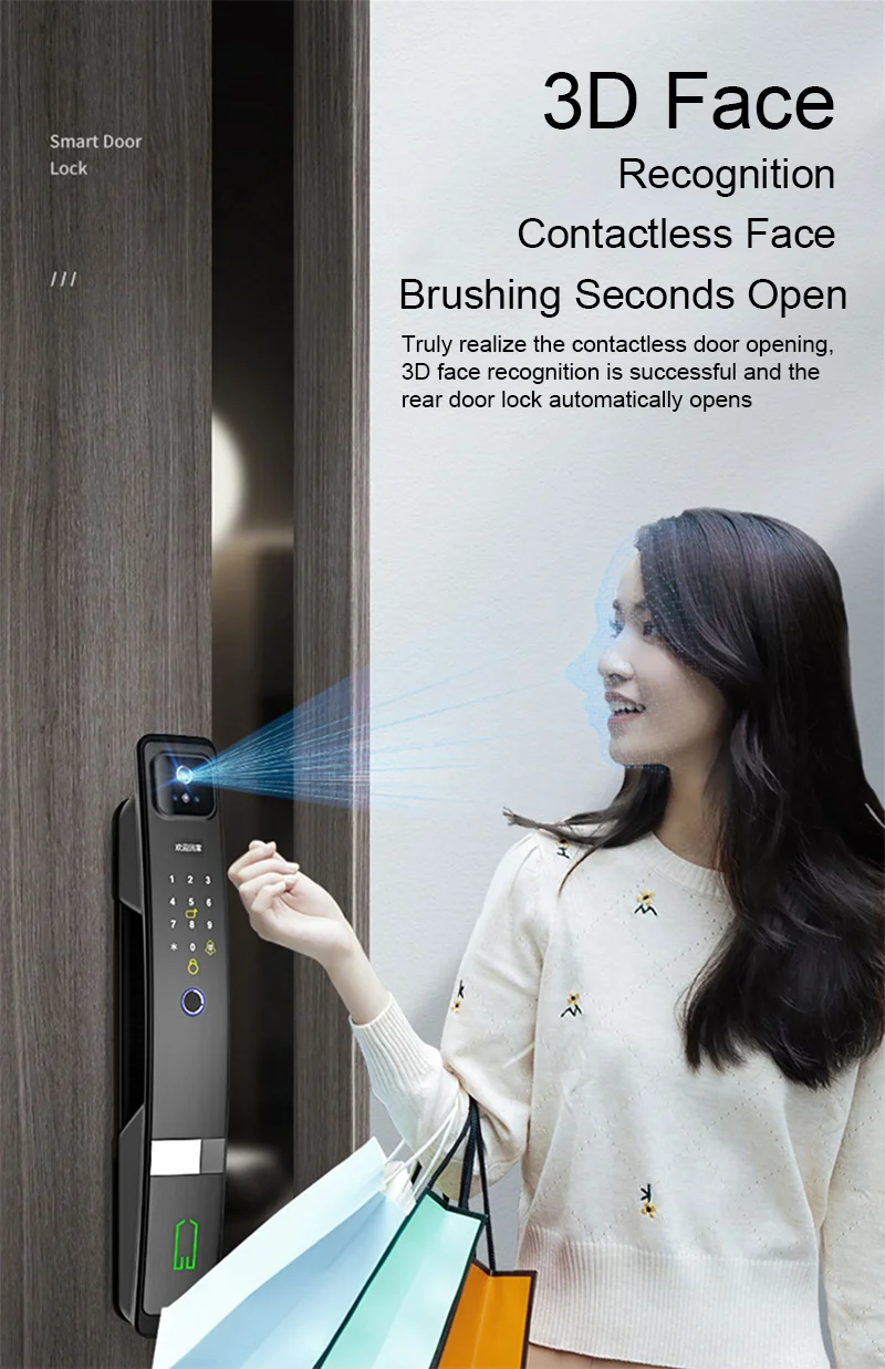 Suoboot High Security 3D-Face Smart Tuya App Remotely Control Fully ...