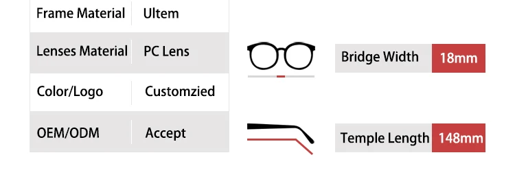 Shop 86293 Wholesale Eyewear Ultem Eyeglasses for Women