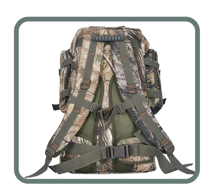 Factory Custom 600d Hunting Backpack With Waterproof Rain Cover 60 80l ...