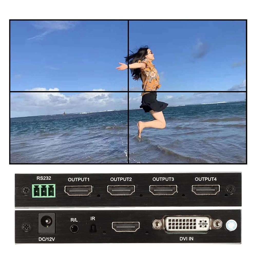 Hdmi Video Wall Processor Controller 49 Inch Multi-screen Splicing ...
