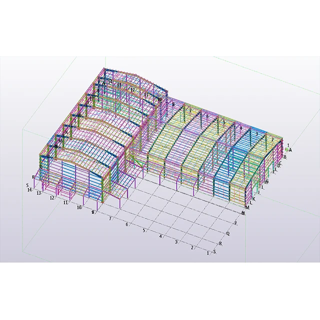 Two-storey Industrial and Commercial Prefab Steel Structures