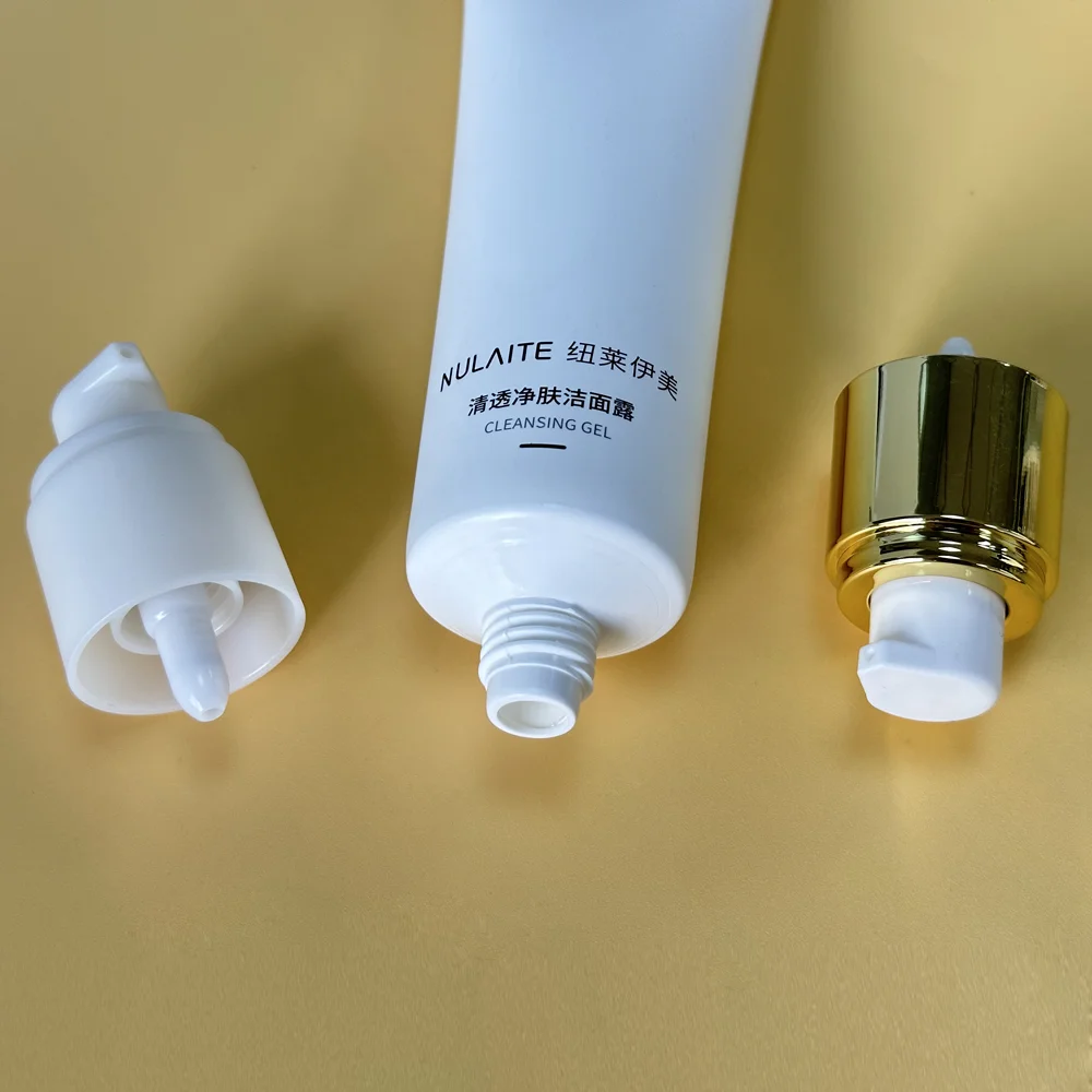 Pe Abl Hand Cream Packaging Cosmetic Lotion Tubes 50~100ml Airless Pump ...