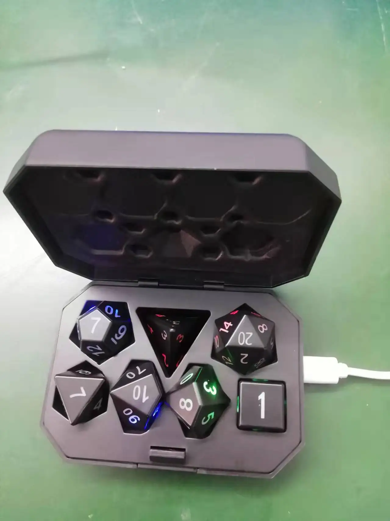 Custom Dnd Board Polyhedral Adult Game Magic Trick Pixels The ...