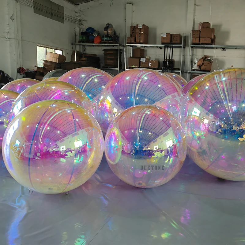 Customized Giant Mirror Balls Inflatable Mirror Balloon Disco ...