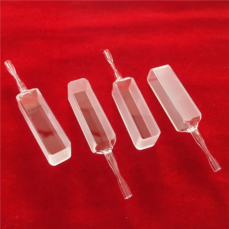 3.5ml Long Neck Optical Quartz Cell Purity Glass Cuvette| Alibaba.com
