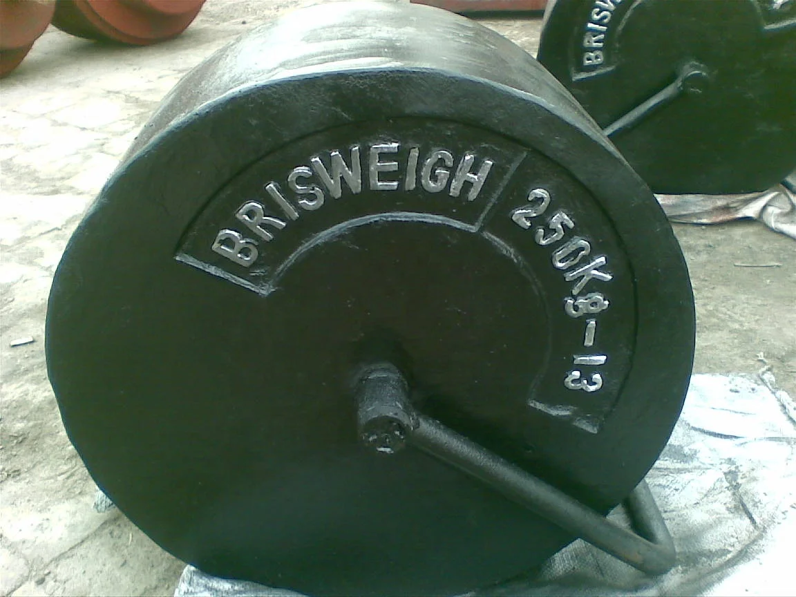 Oiml M1 M2 50kg 250kg 500kg 1000kg Test Weight For Crane Cast Iron ...