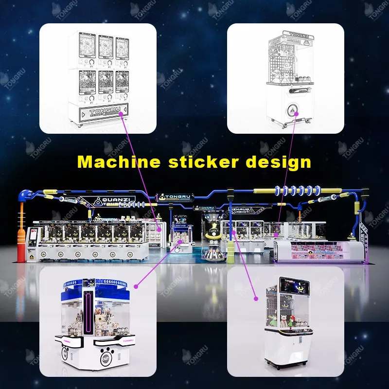Claw Machine Picker Arcade Toronto Name Randomizer Logo Shop Design ...