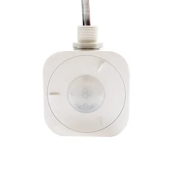 Dc Power Fixture Mounted Pir Sensor Square Pir Smart Sensor For Linear ...