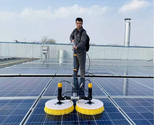 Zhenda Double Head Solar Panel Cleaning Brush - Durable & Eco-friendly