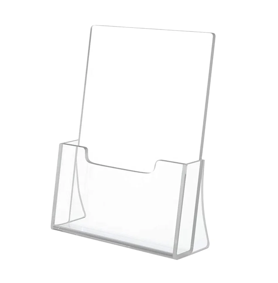 Acrylic Brochure Holder Stand For Pamphlet Flyer Literature Rack Card ...