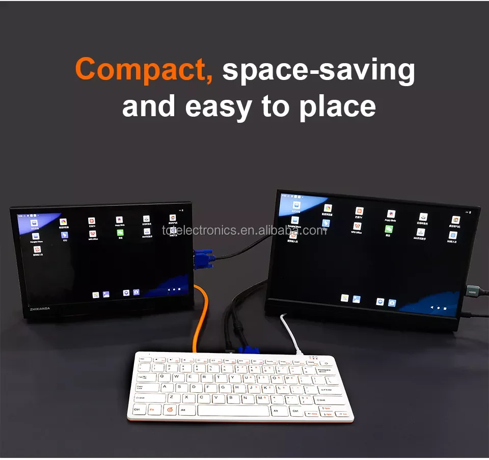 Mini PC Keyboard New Orange Pi 800 with Rockchip RK3399 4GB LPDDR4 RAM ...