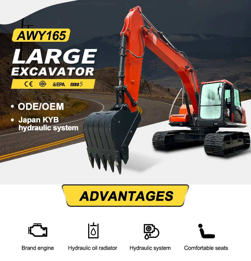 Professional Production Of 15 Tons And 16 Tons Crawler Excavator ...