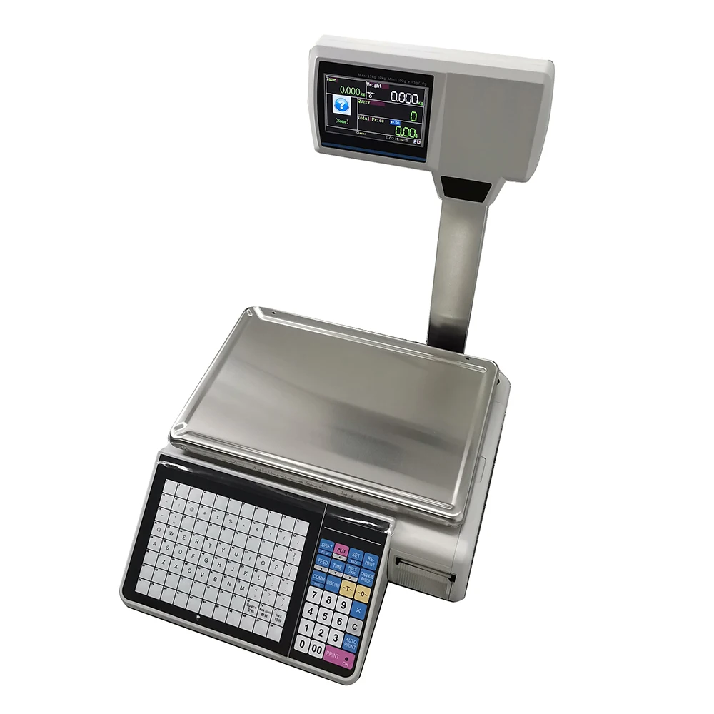 30kg Electronic Weighing Scale Print Large Scale Printing Bar Code ...