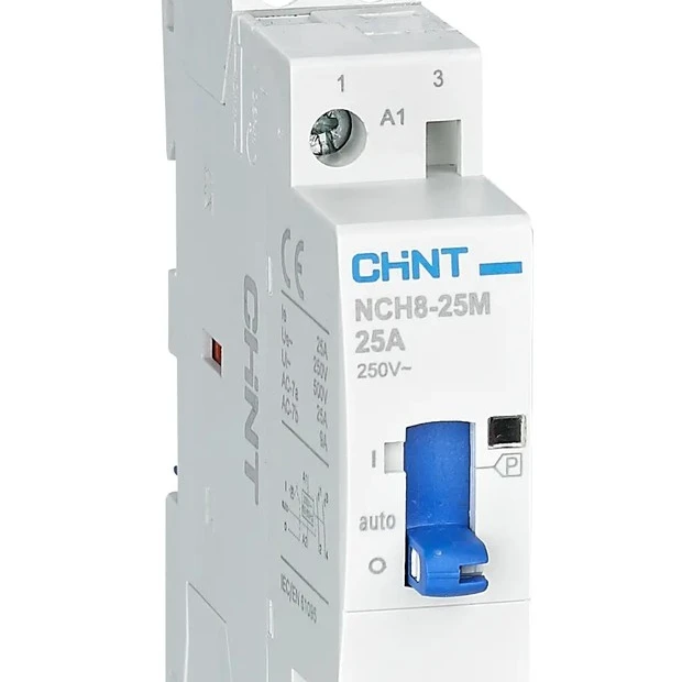 Chint Nch8-25m 25a Modular Ac Contactor With Manual Operation - Buy Chint Contactor,Ac Contactor ...