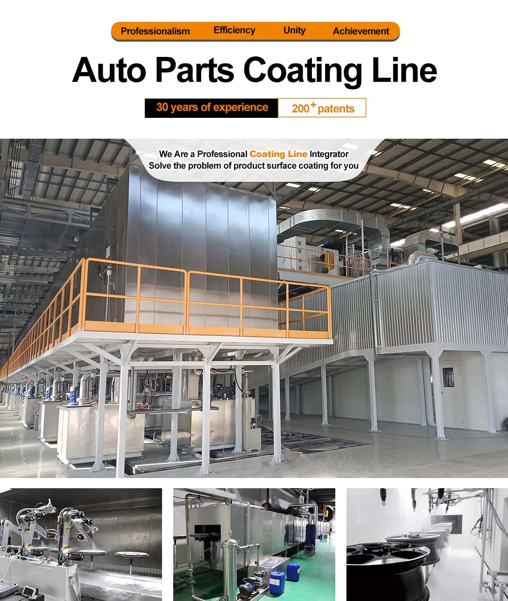 Attractivechina Automatic Auto Parts Coating Production Line Painting ...