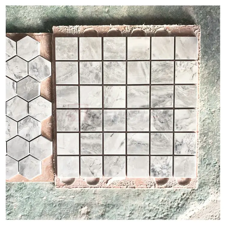 Bluestone Herringbone Floor Tile - Durable & Stylish