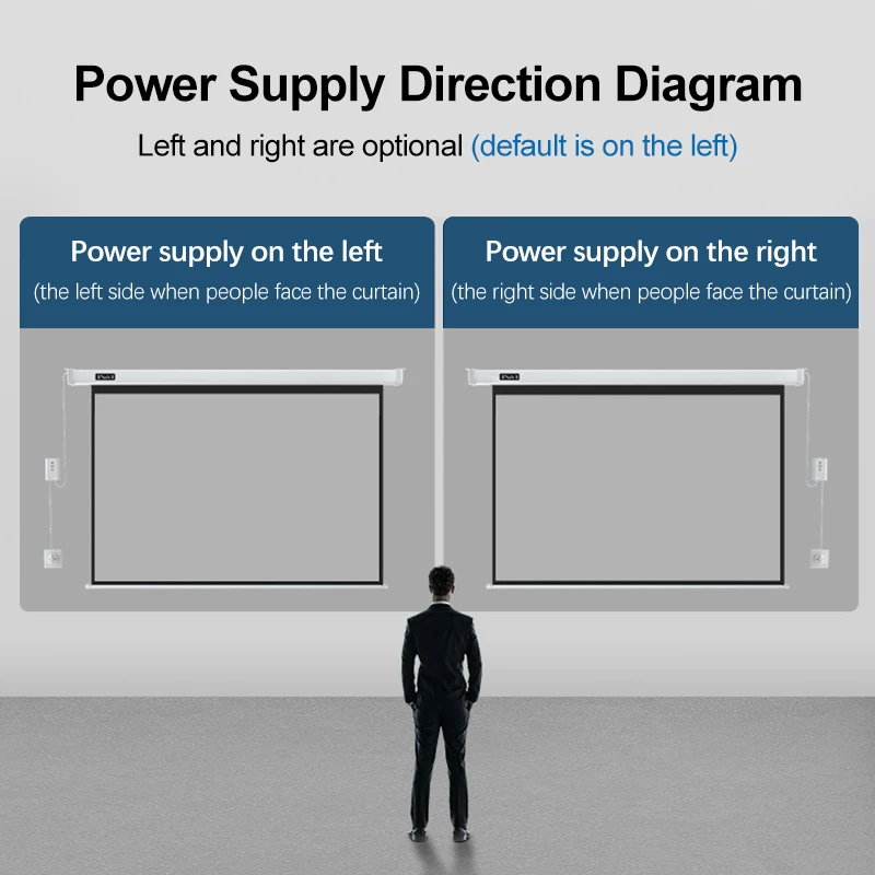 90 Inch Projector Screen - 4K HD Home Theater Experience