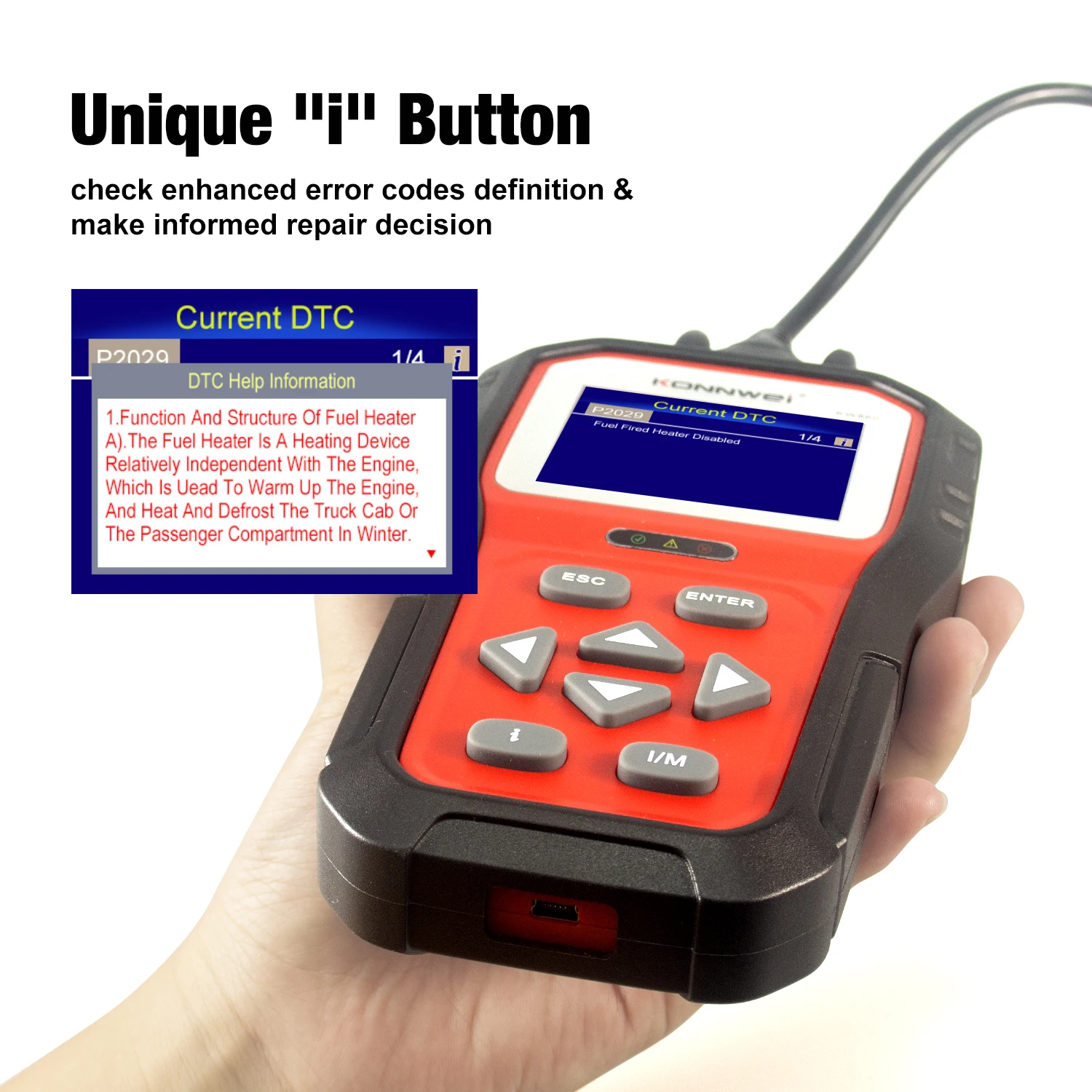 Konnwei Car Diagnostic Tools Technical Kw860 Universal Cars Engine ...