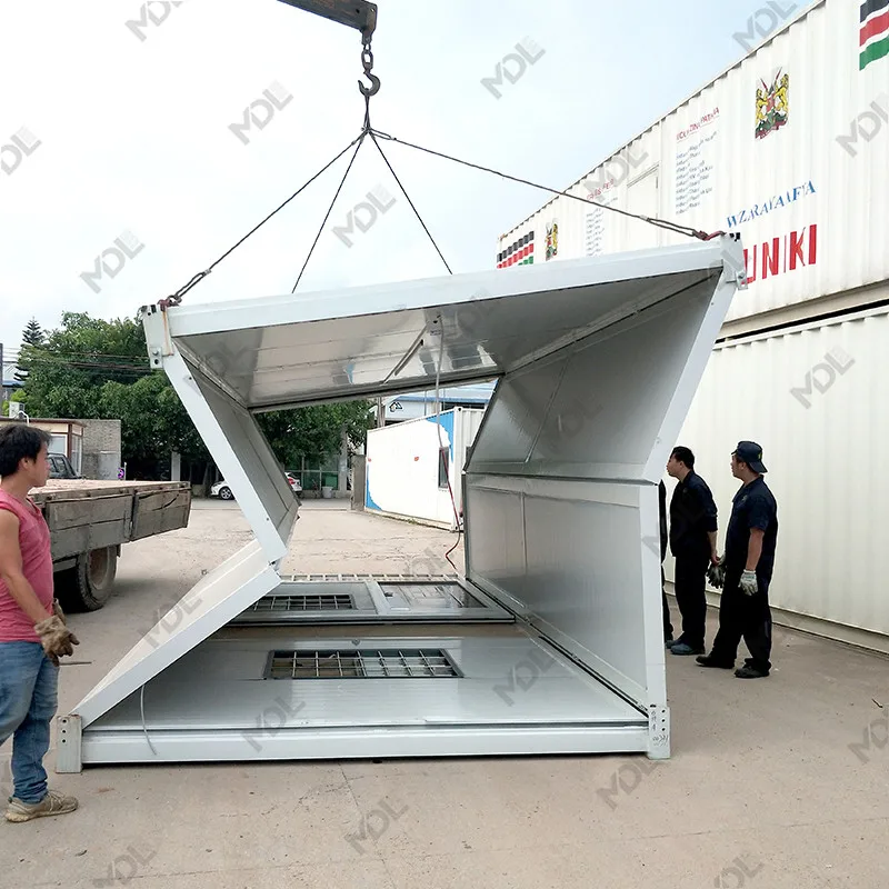 20ft 40ft Collapsible Portable Coffee Kiosk - Steel Structure