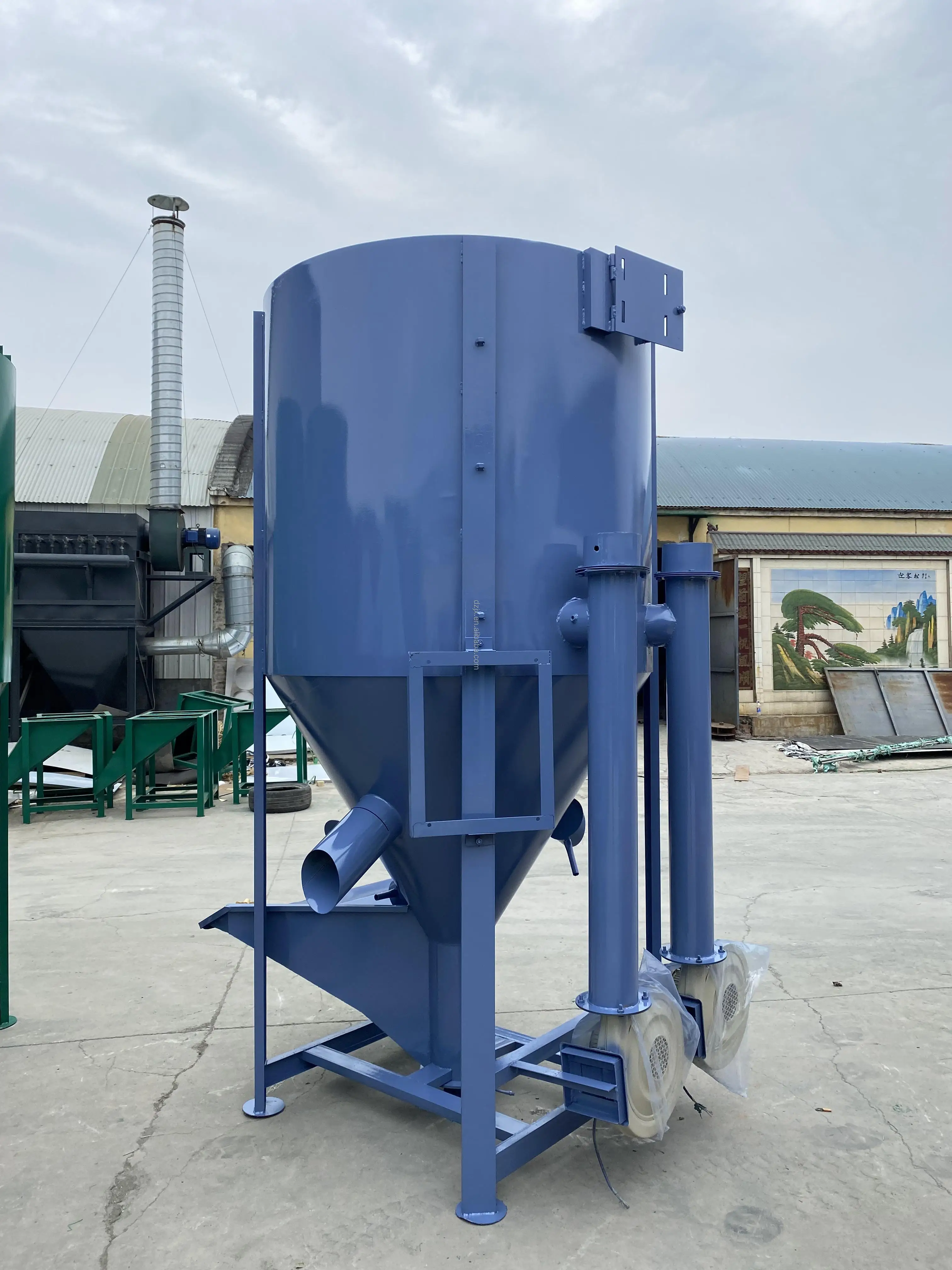 Dzjx Vertical Powder Feed Mixer Machine With Air Dryer Pp Mix Dryer ...