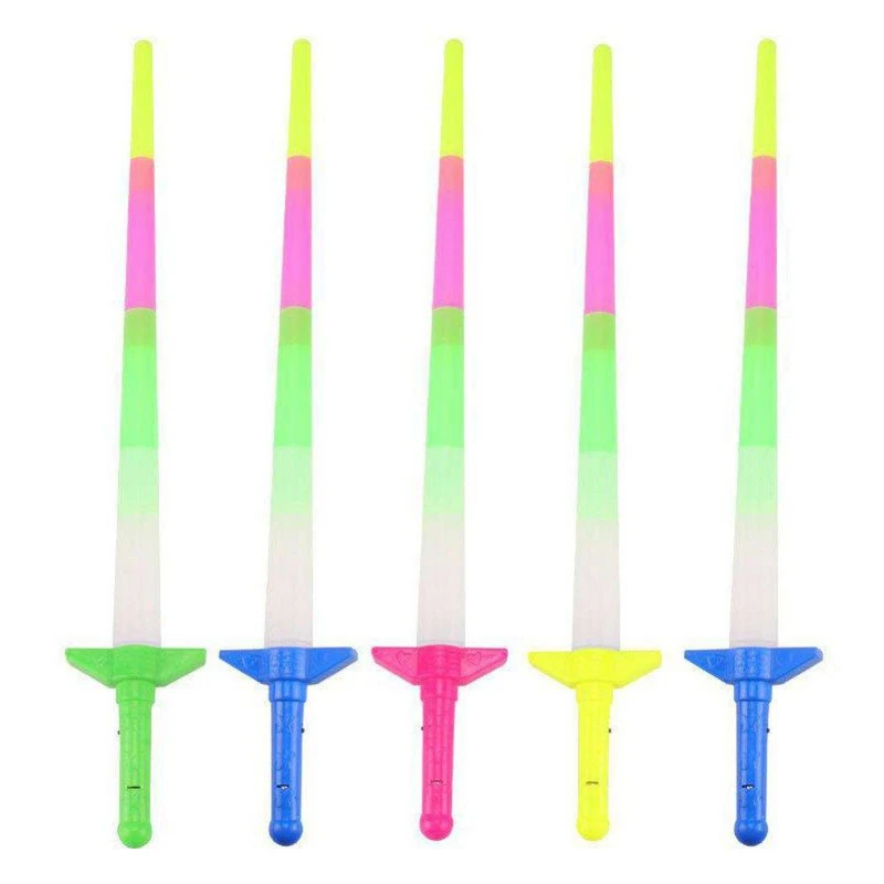 Expandable Laser Sabers - LED Swords That Glow in the Dark