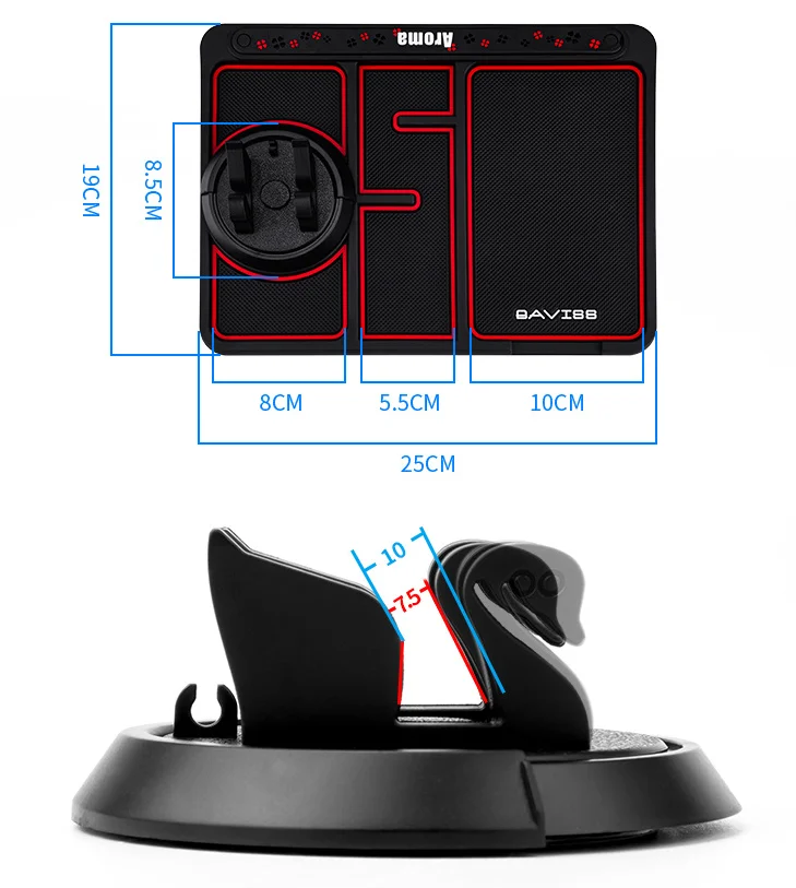 Multifunctional Car Anti-Slip Mat - Secure Phone Holder