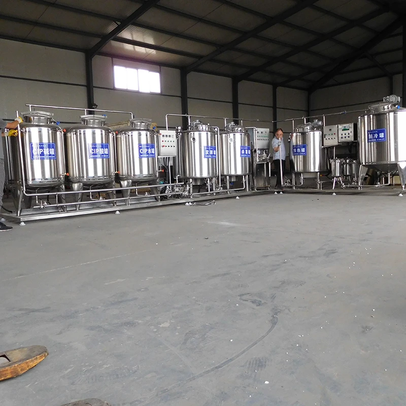 Small scale 500L pasteurized milk processing line / dairy milk ...