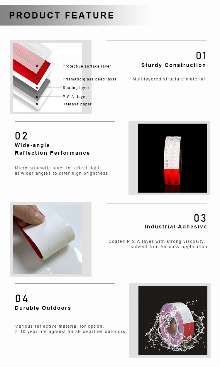 Conspicuity Ceryificate Truck Reflective Tape Dot C2 Adhesive Car ...