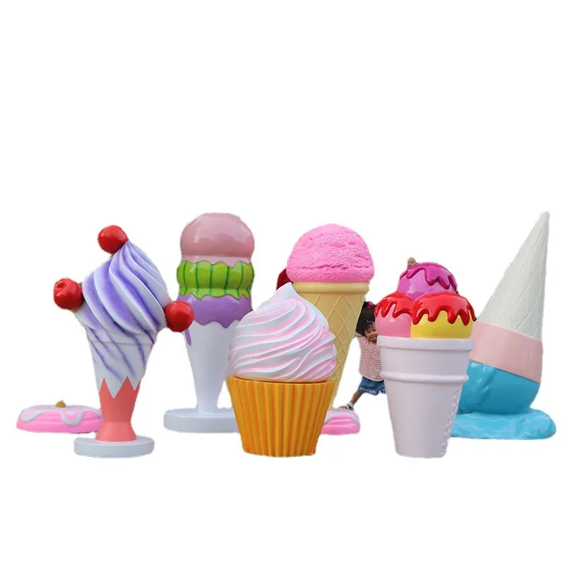 Tall Huge Customized Giant Soft Ice Cream Sculptures - Buy Customized ...