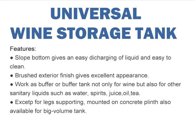 Customized Stainless Steel Spirit Liquor Brandy Vogat Storage Tank ...