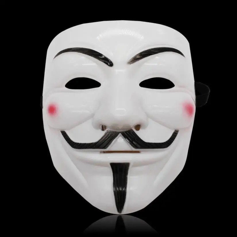 9 V Mask Masquerade Masks For Vendetta Anonymous Valentine Ball Party ...