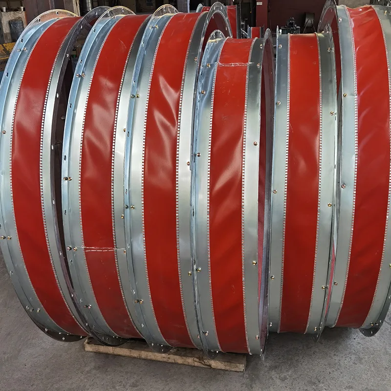 Air Flue Gas Duct Compensator Square Metal Flange Fabric Expansion ...