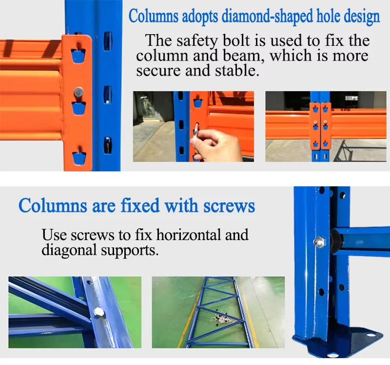 Warehouse Disassembled Industrial Rack High Bay Selective Pallet Rack ...