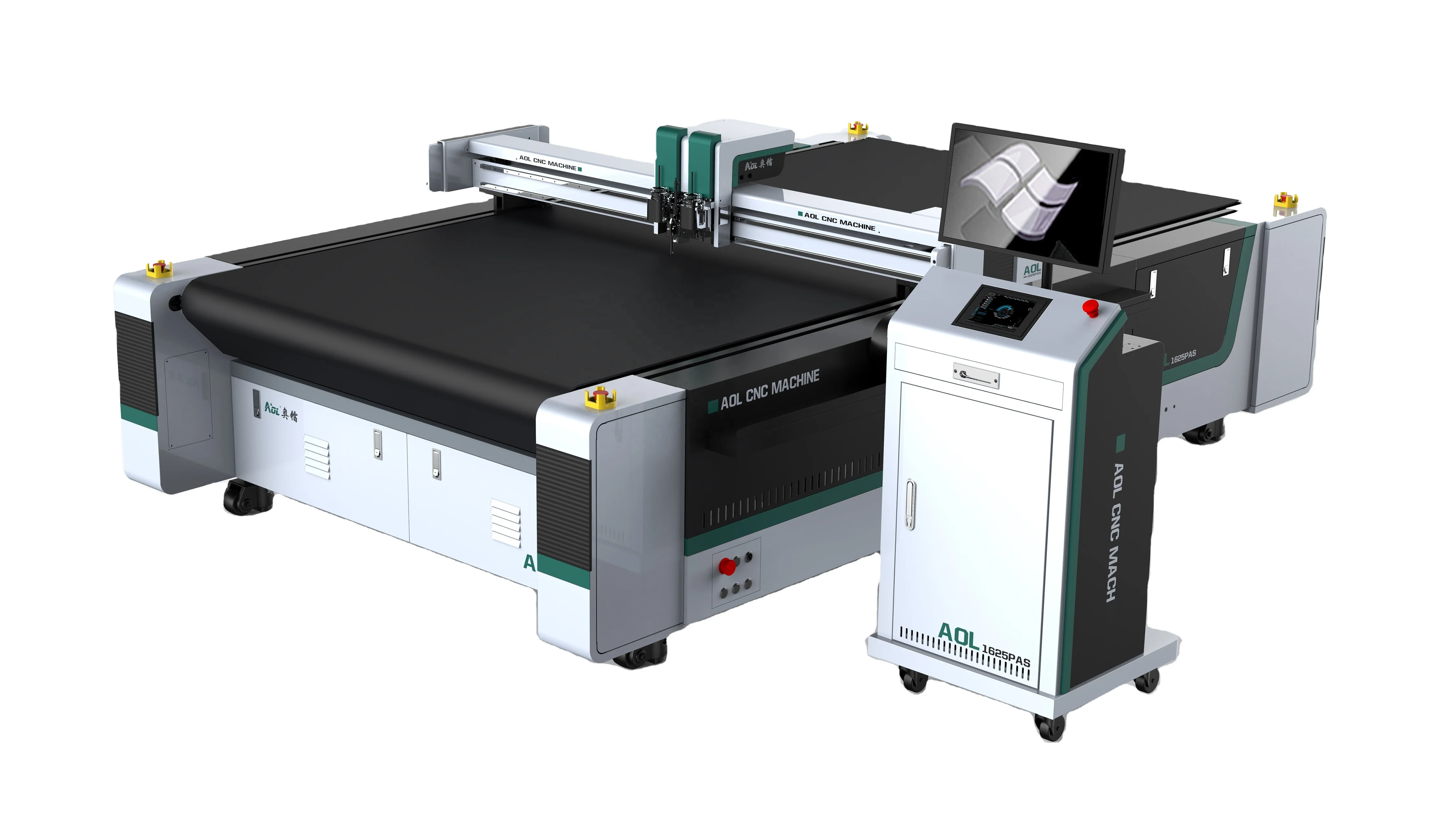 2023 Cnc Digital Flatbed Shape Foam Cutting Machine Aol-1625 - Buy ...