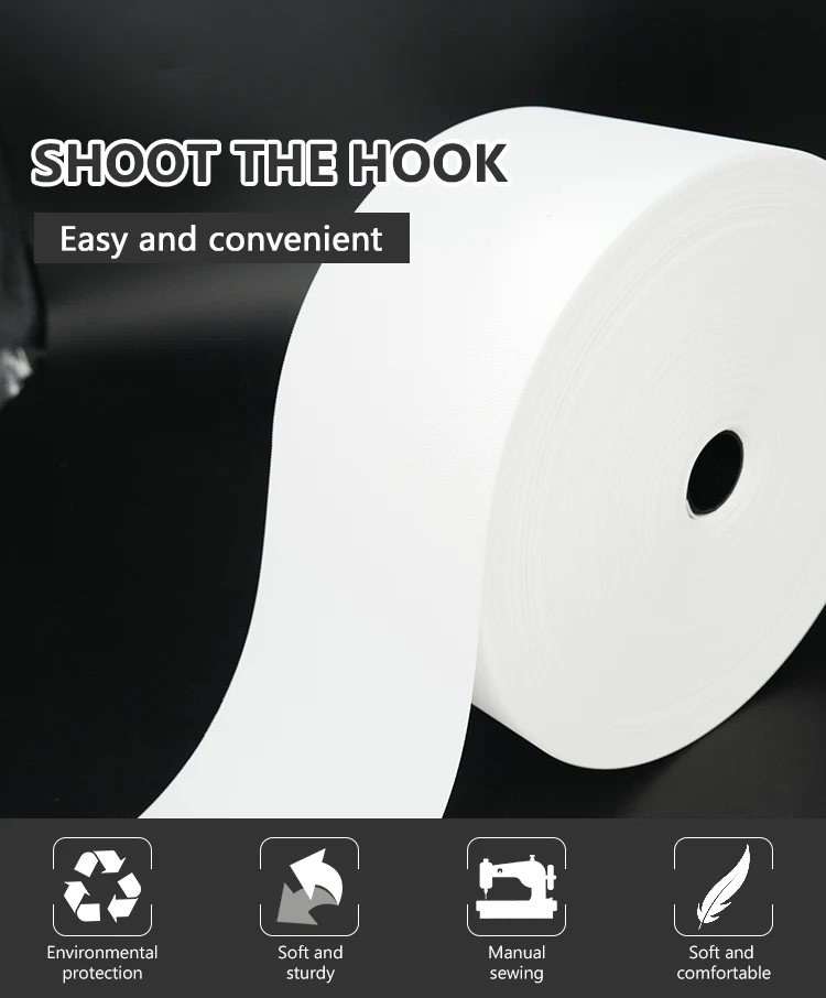 Customized Molded Pp Nylon Smooth Velcroes Injection Hook And Loop ...