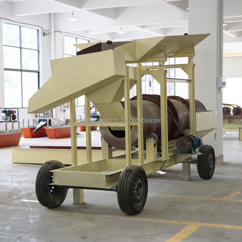 Mobile Gold Wash Sluice Box Plant - Efficient Gold Recovery