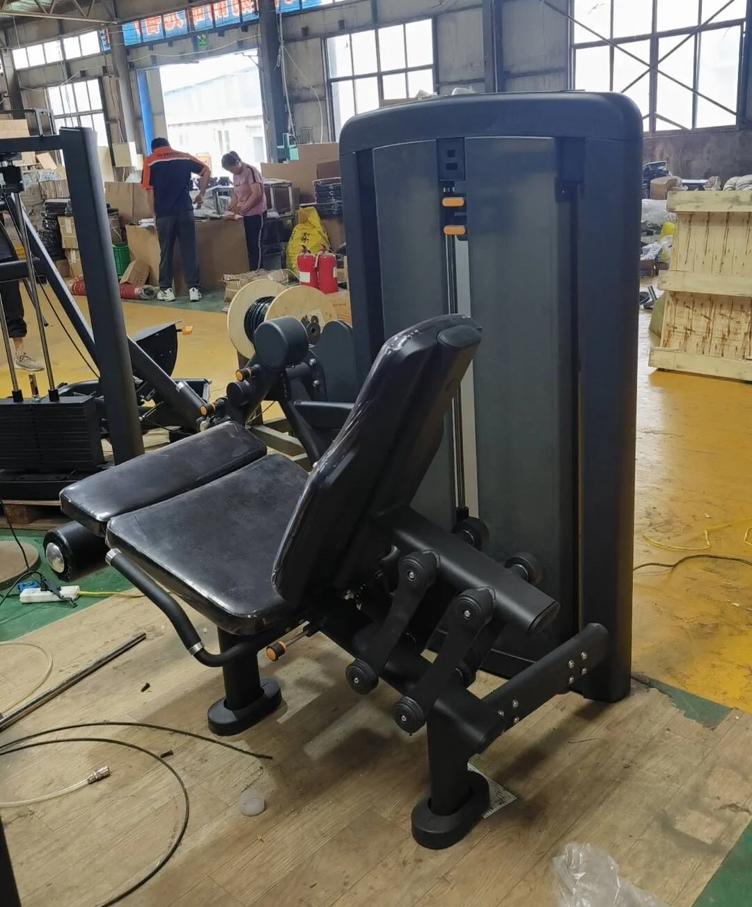 Professional Gym Leg Extension Pin Load Selection Machines Leg ...