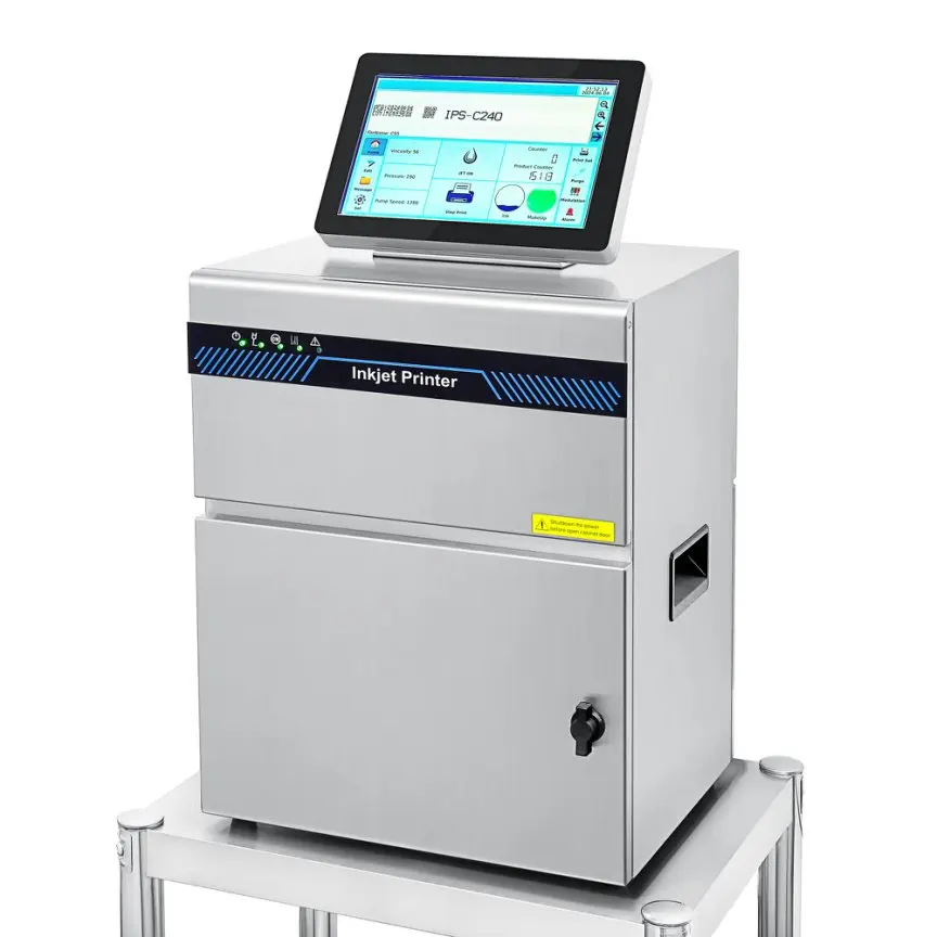 New Model C240 Touch Screen Cij Inkjet Coding Printer Multi-Languages ...