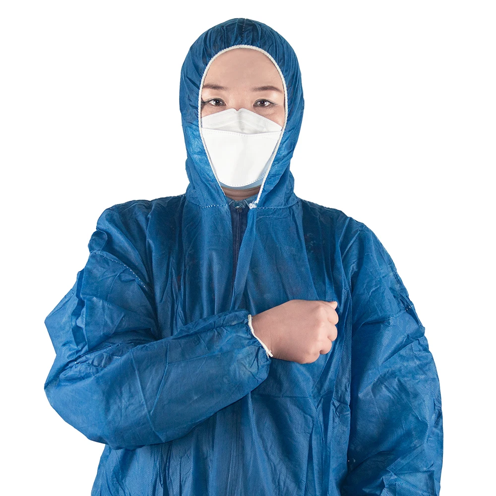 High Quality Hooded Dust Suit Industrial Breathable Film Clothing ...
