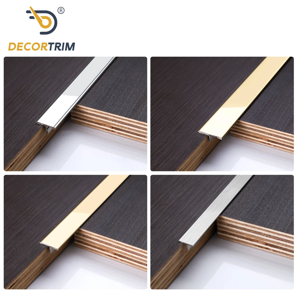 Alibaba.com: Prolink T Channel Aluminum Tile Trim Strip, Stainless ...