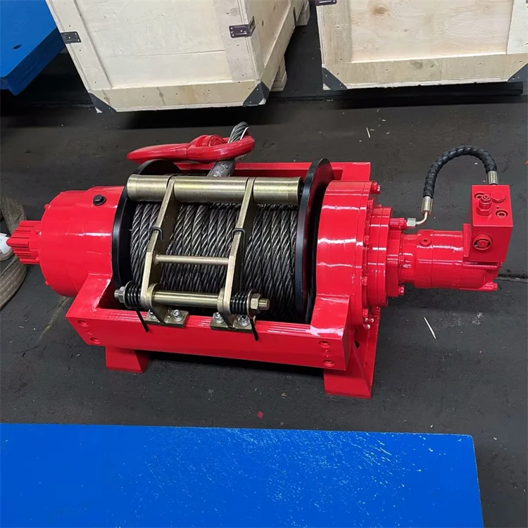 Lifting Pulling Towing Equipment 5t 10T Hydraulic Winch with Planetary ...