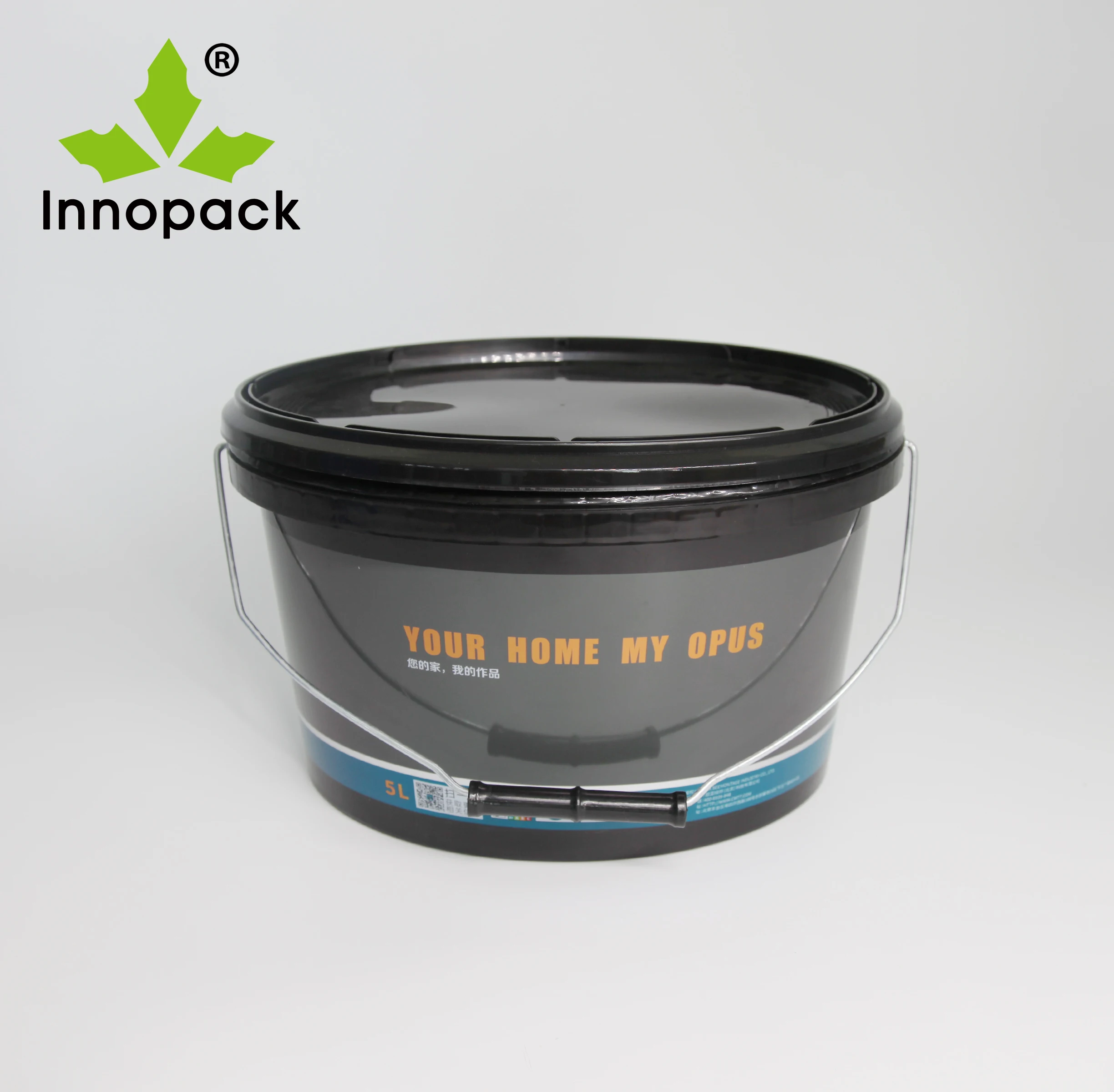 7 Litre Plastic Container Food Grade Oval Shape Pp Bucket - Buy Plastic ...